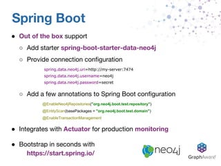 Spring Data Neo4j: Graph Power Your Enterprise Apps | PPT