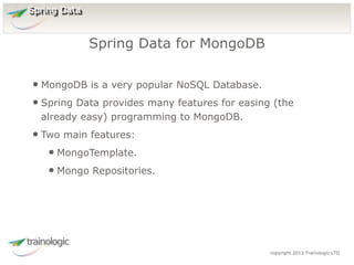 Building Spring Data with MongoDB | PPTX