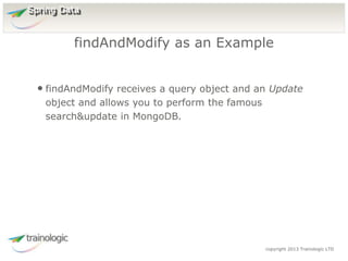 Building Spring Data with MongoDB | PPT