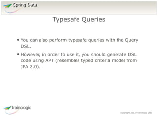 Building Spring Data with MongoDB | PPTX