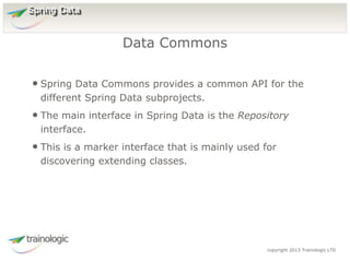 Building Spring Data with MongoDB | PPTX