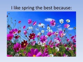 Spring Presentation by Dean | PPTX