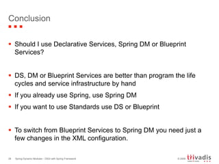 OSGi with the Spring Framework | PPTX | Programming Languages | Computing