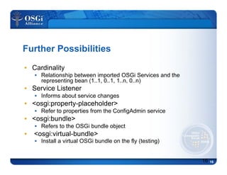 Spring Dynamic Modules for OSGi by Example - Martin Lippert, Consultant ...