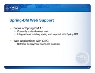 Spring Dynamic Modules for OSGi by Example - Martin Lippert, Consultant ...