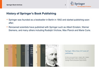 Springer book archives icadla 2 - richard bennett - presentation | PDF