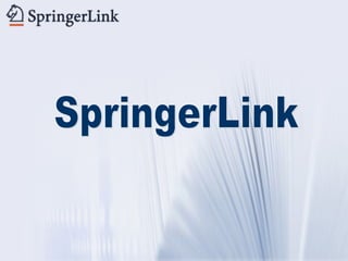 Springer link | PPT