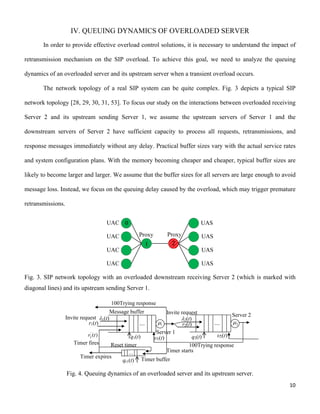 Applying Control Theoretic Approach To Mitigate SIP Overload | PDF