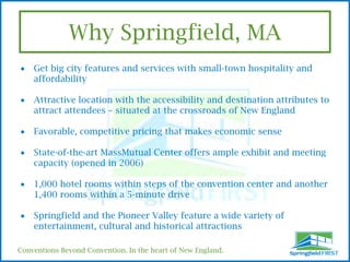 The MassMutual Center/SpringfieldFIRST | PDF