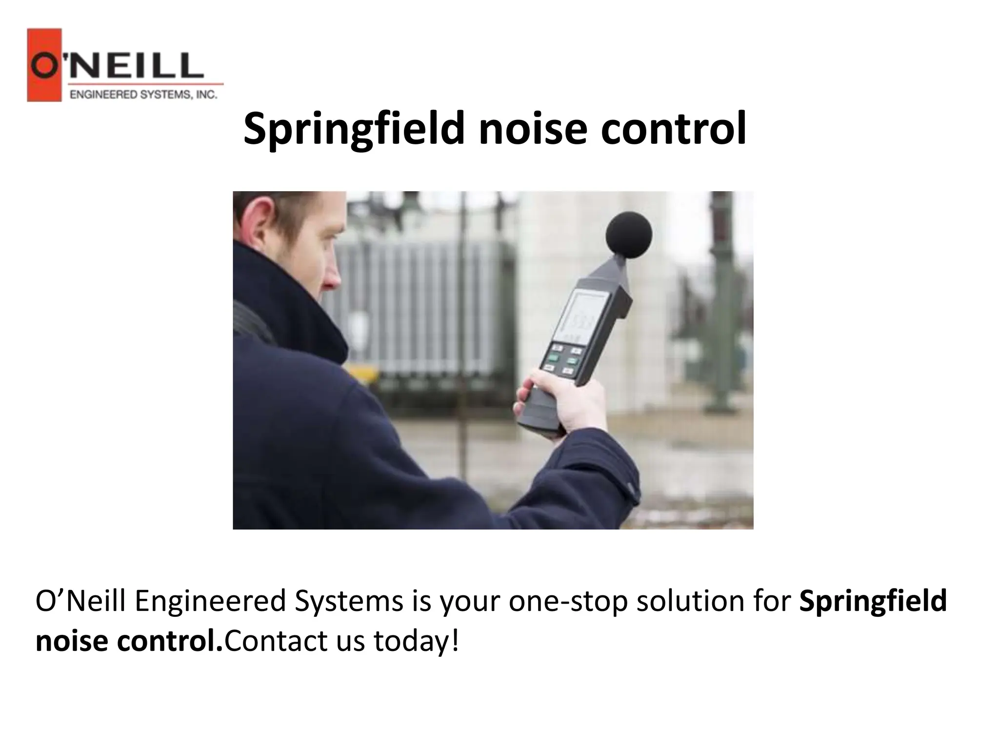 Springfield noise control | PPT