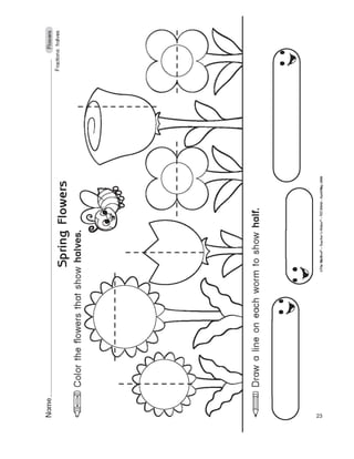 Spring flowers worksheet the mailbox | PDF