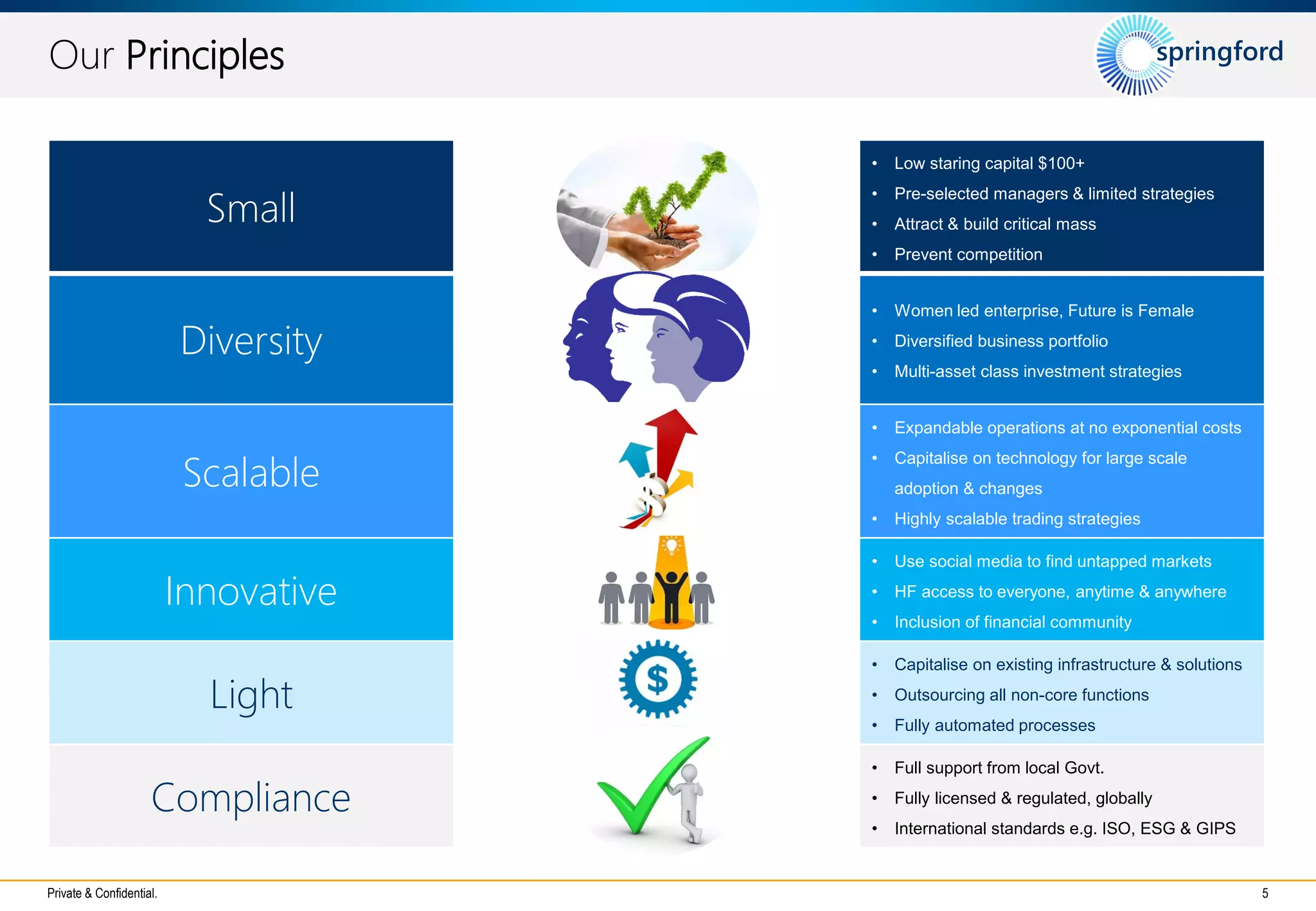 Springford, a next generation business model for global asset management | PPT