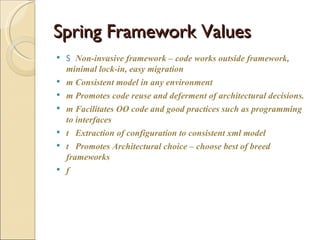 Spring framework | PPT