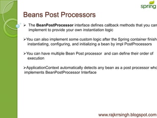 Spring framework | PPT
