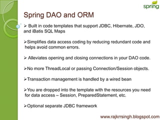 Spring framework | PPT