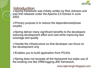 Spring framework | PPT