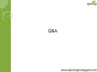 Spring framework | PPT