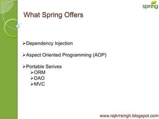 Spring framework | PPT