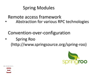 The Spring Framework | PPT