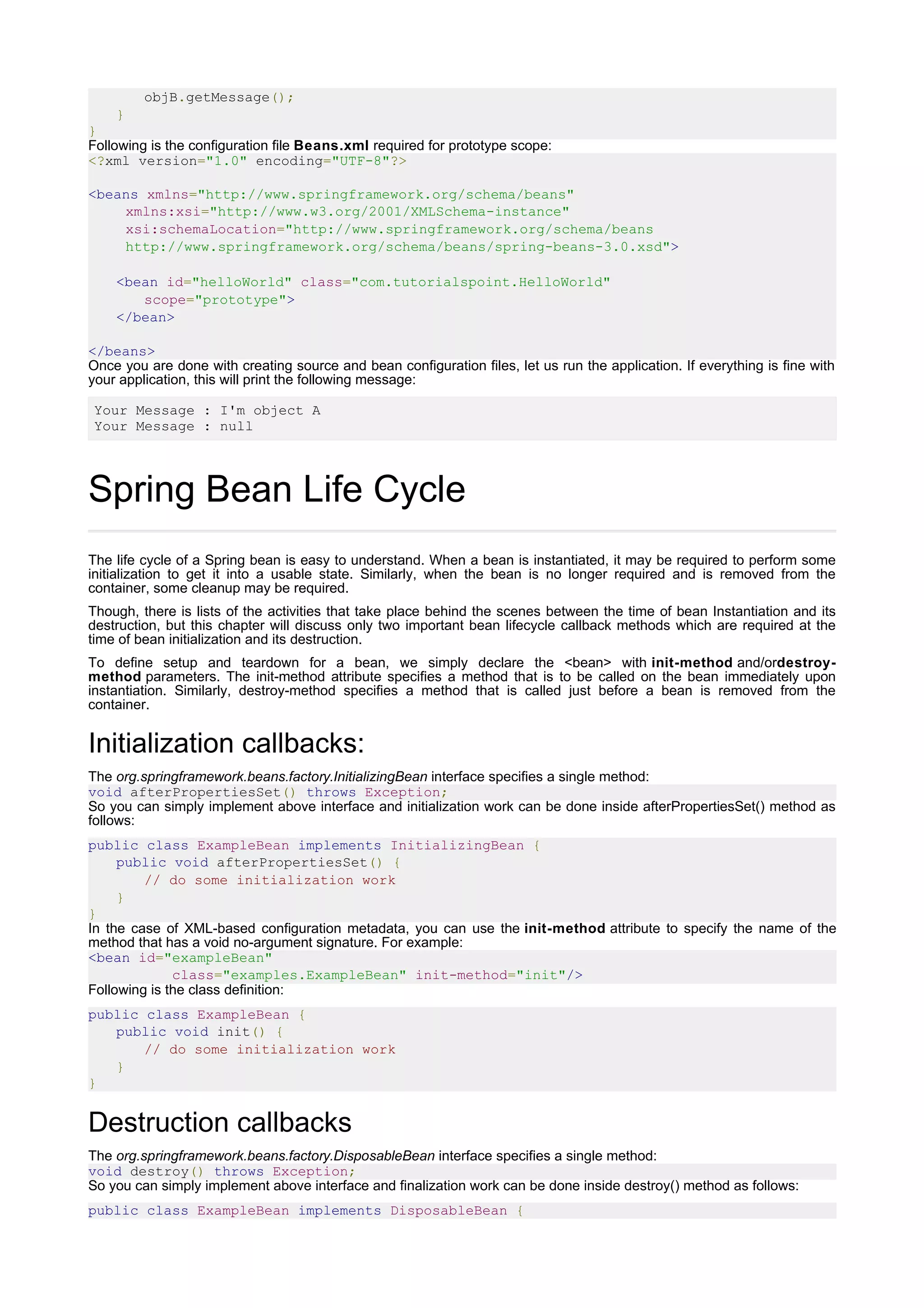Spring framework | ODT