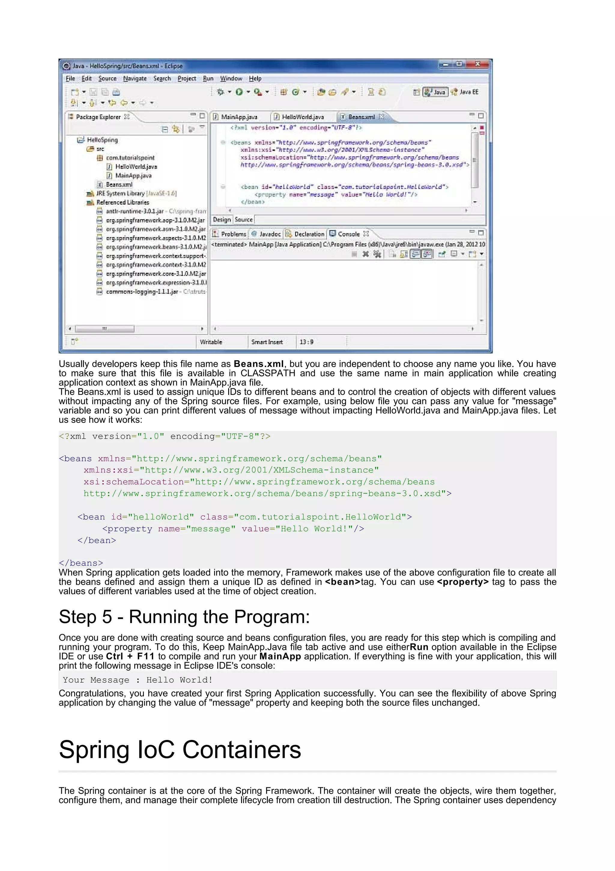 Spring framework | PDF