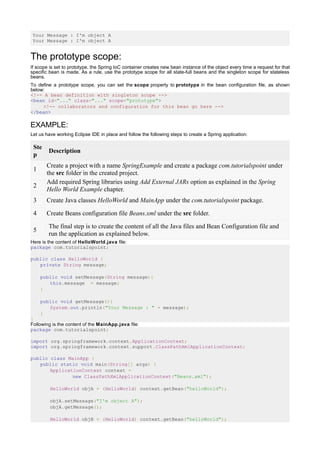 Spring framework | ODT