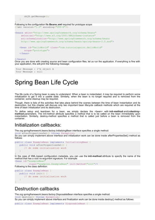 Spring framework | ODT
