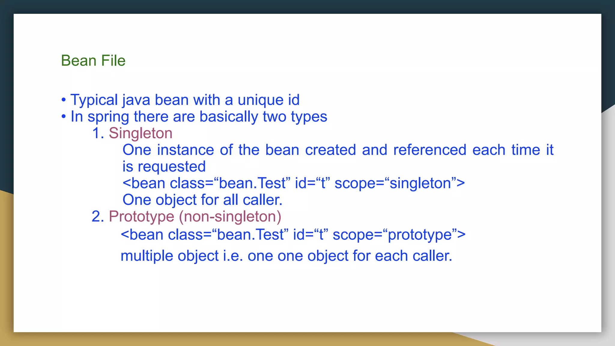 Spring Framework Introduction Ppt