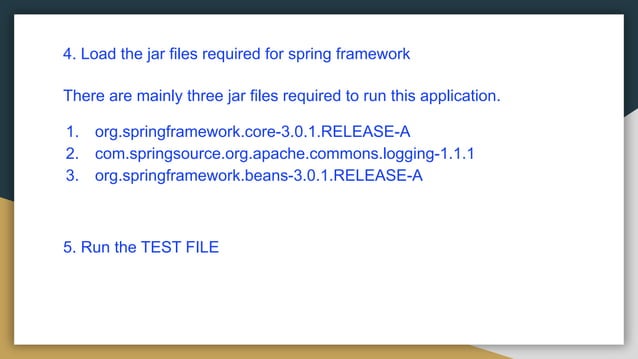 Spring framework Introduction | PPT