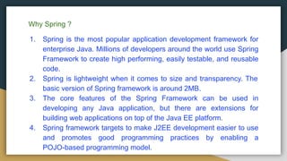 Spring framework Introduction | PPT