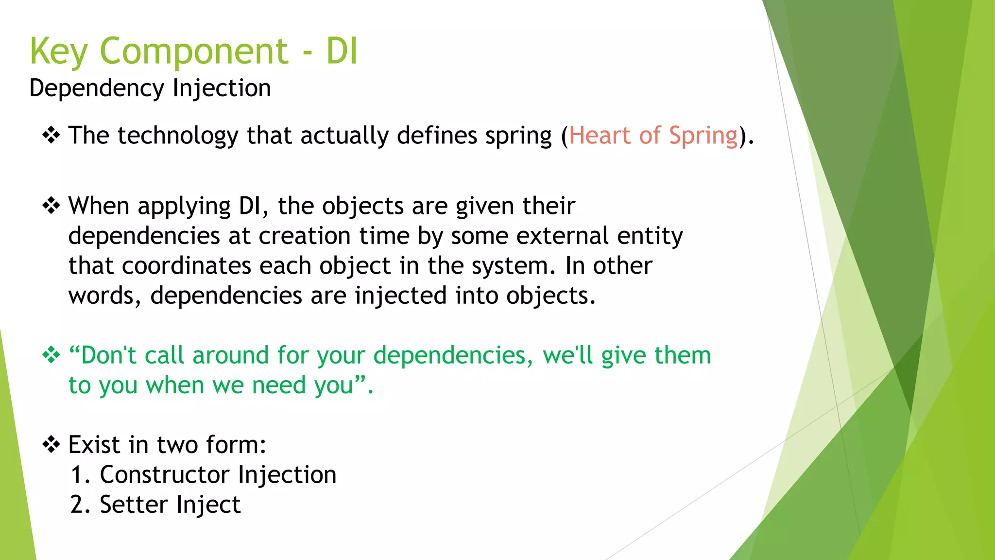 Introduction To Spring Framework Ppt