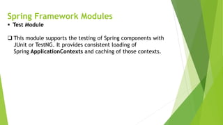 Introduction to Spring Framework | PPTX