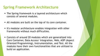 Introduction to Spring Framework | PPTX
