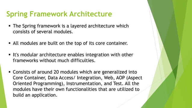 Introduction To Spring Framework Ppt 2077