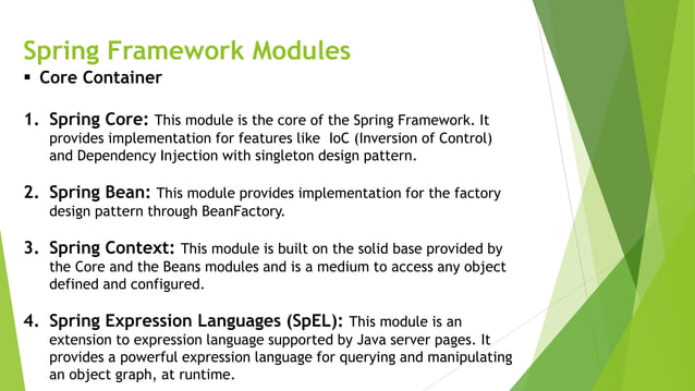 Introduction To Spring Framework Ppt