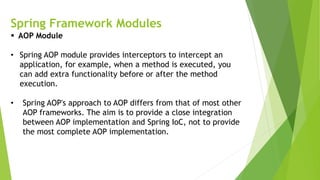 Introduction to Spring Framework | PPTX