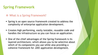 Introduction to Spring Framework | PPT