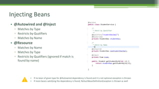 Spring Framework Presantation Part 1-Core | PPT