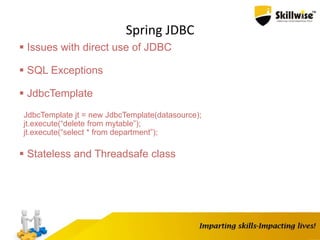 Spring framework part 2 | PPT