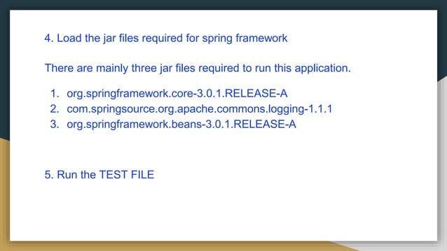 Spring framework IOC and Dependency Injection | PPT Spring framework IOC and Dependency Injection | PPT