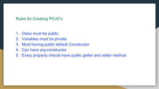 Spring framework IOC and Dependency Injection | PPTX