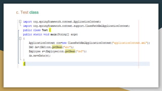 Spring framework DAO | PPTX