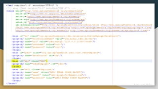 Spring framework DAO | PPTX