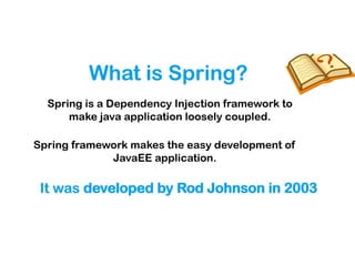 Spring Framework1 Pptx Java Notes Collection Pptx
