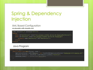 Spring framework & inversion of control | PPT