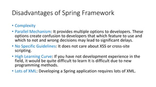 Introduction to Spring & Spring BootFramework | PPTX