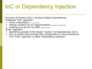 Spring Framework Overview Ppt