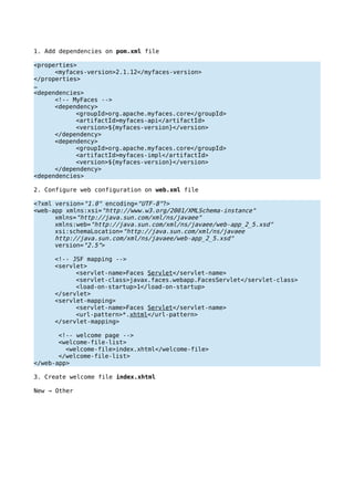Spring hibernate jsf_primefaces_intergration | PDF | Web Development | Internet