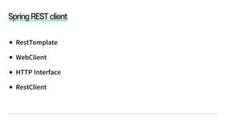 Spring HTTP Client (Kitworks Team Study) | PPTX