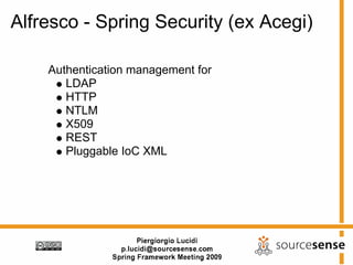 Spring In Alfresco Ecm | PDF | Web Development | Internet